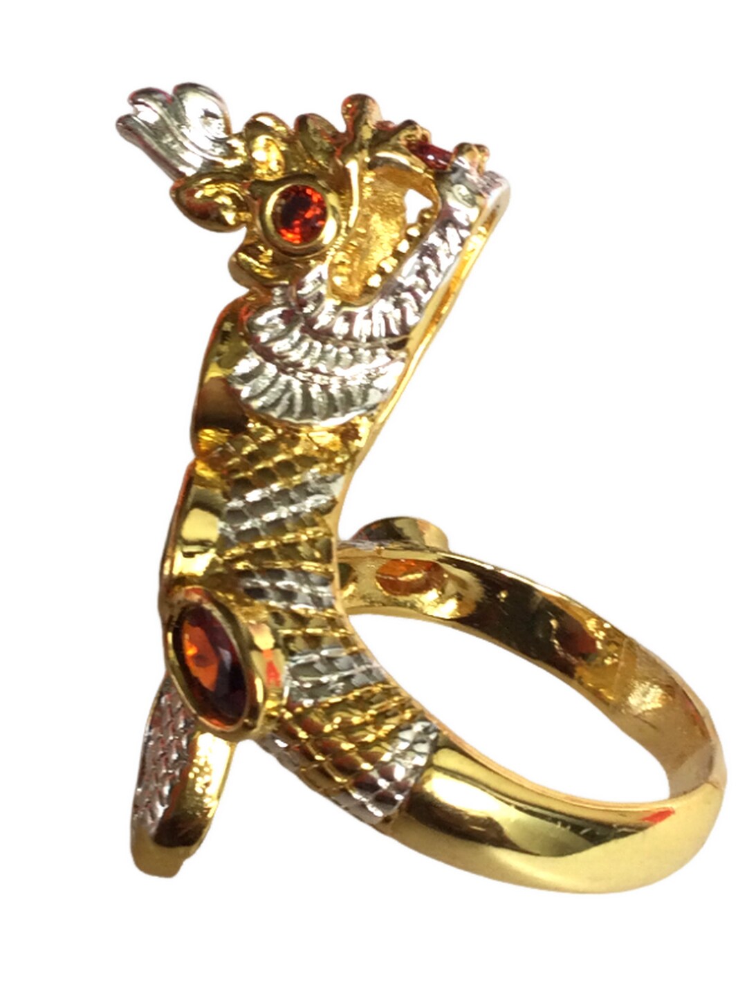 Rare Naga Magic Ring With Gemstone / Powerful Protective Talisman ...