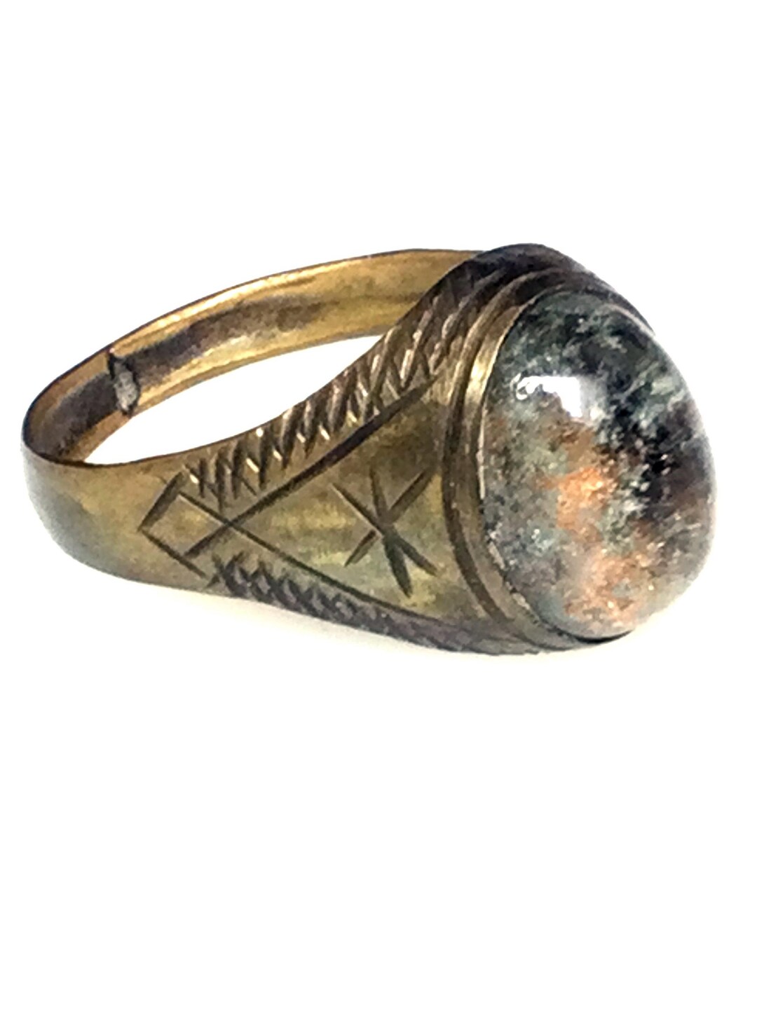 Rare Pong Kham Kaeokhonlek Stone Magic Ring / Charm Silver Ring / Brass ...