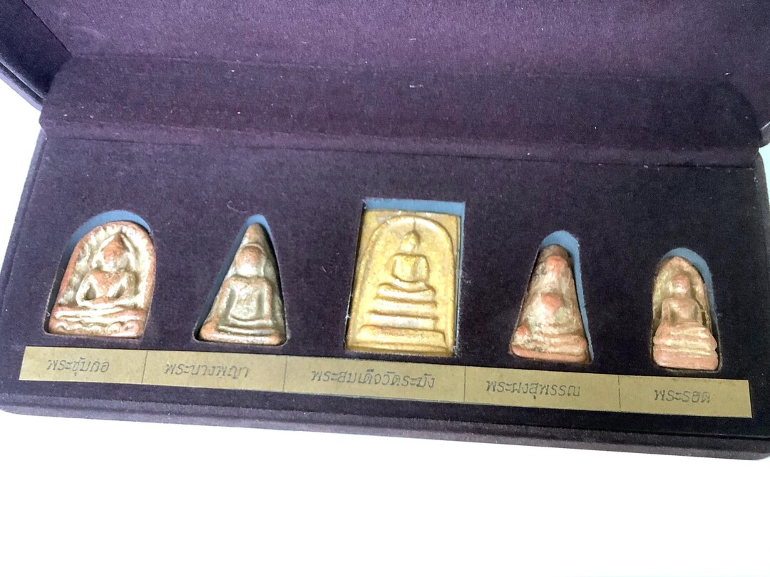 Very Rare Phra Benjapaki 5 Model, Phra Somdet, Phra Nangpaya , Phra Rod ...