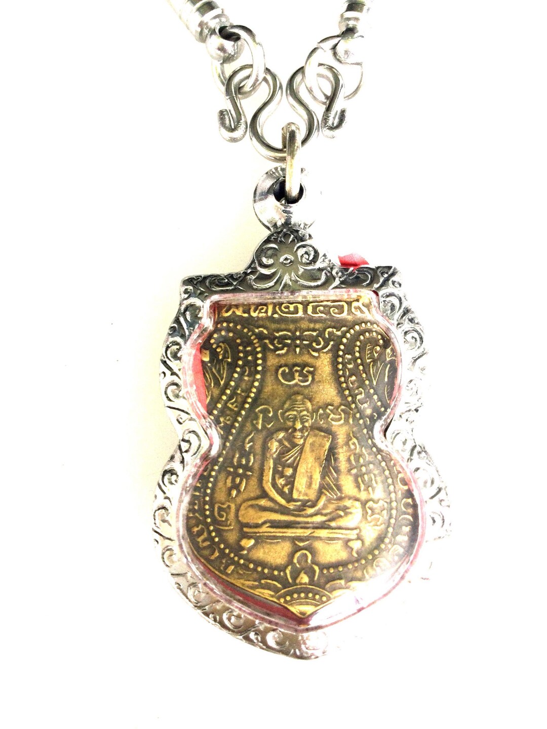 Rare Blessed Lp Klan B.E. 2469 Famous Monk Magic Pendant / Powerful ...