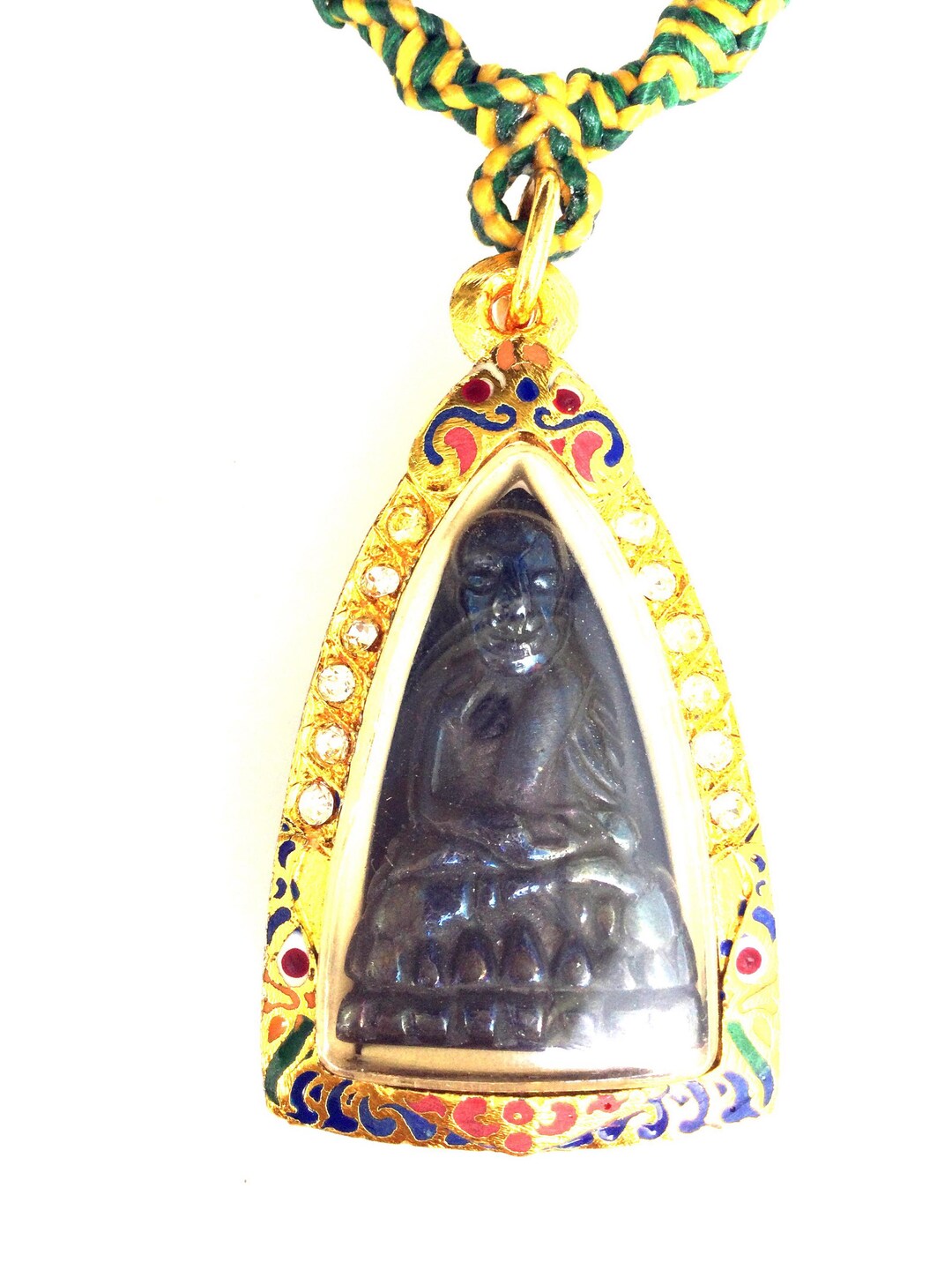 Rare Rainbow Leklai LP Tuad Amulet / Top Sacred Good Luck Pendant ...