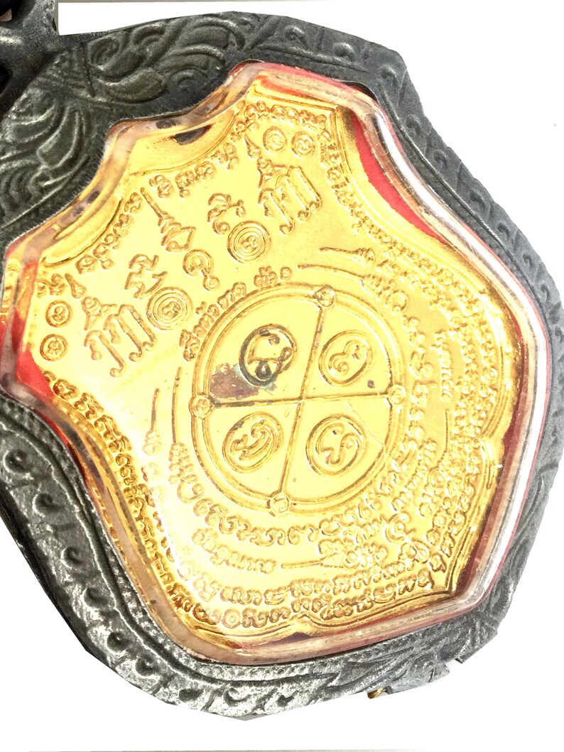 Rare Yantra Mantra Gold Tiger Lp Chanai B.E. 2561 Kunakon Temple ...