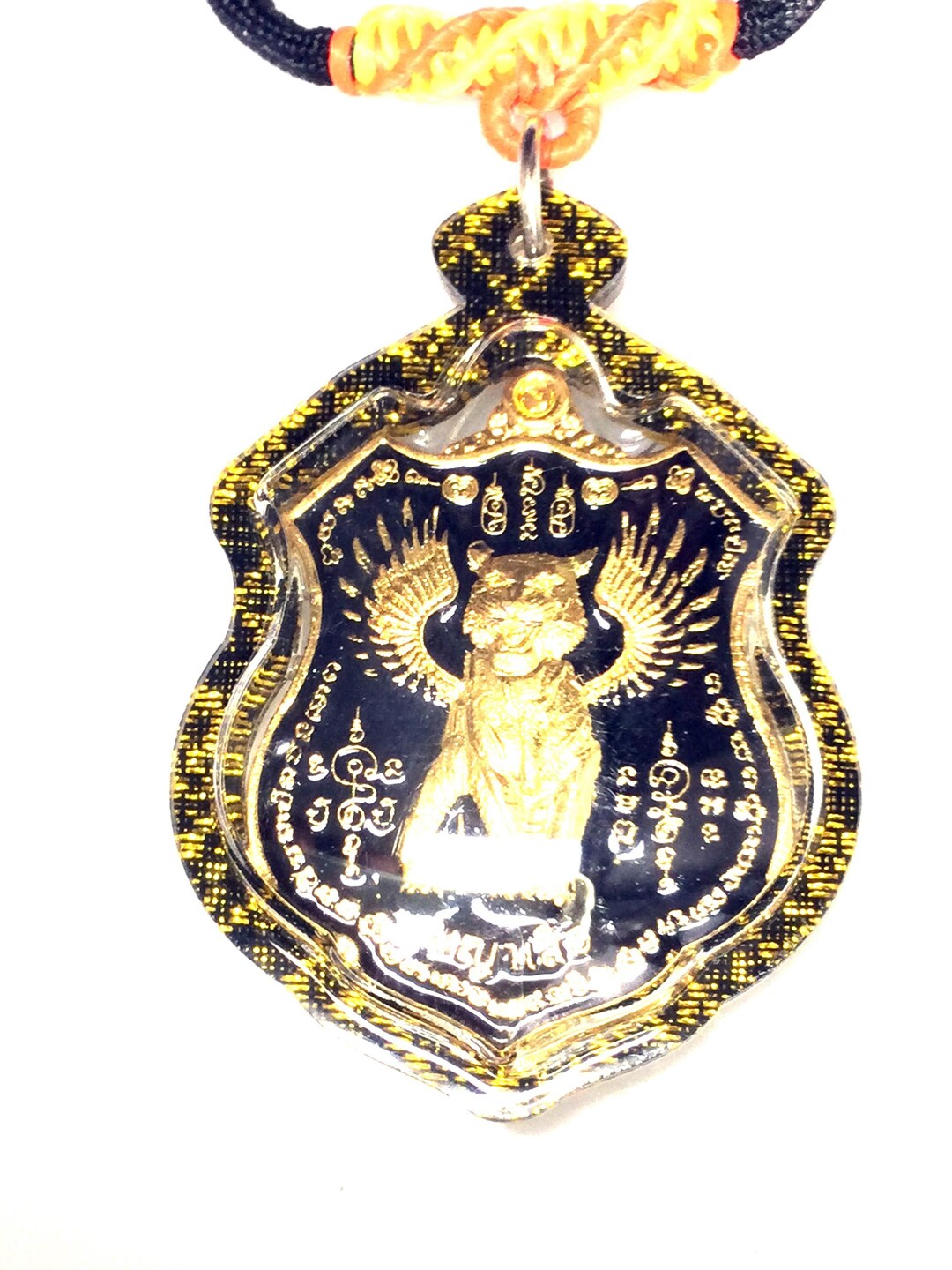 Rare Yantra Mantra Gold Paya Tiger Lp Chanai, Sangkapridi Temple ...