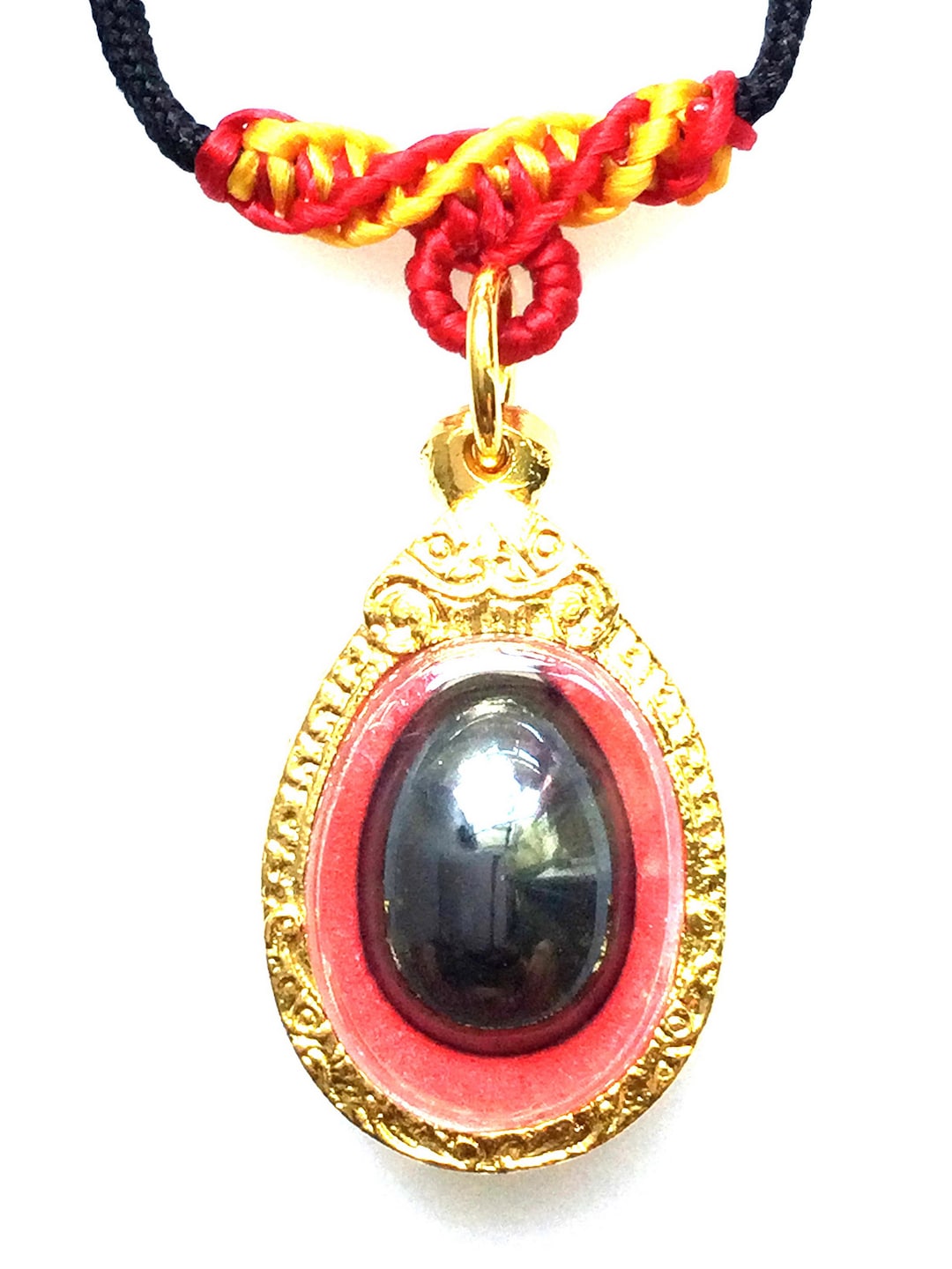 Black Leklai Metal Charm Magic Pendant From Kor-laan Mountain / Top ...