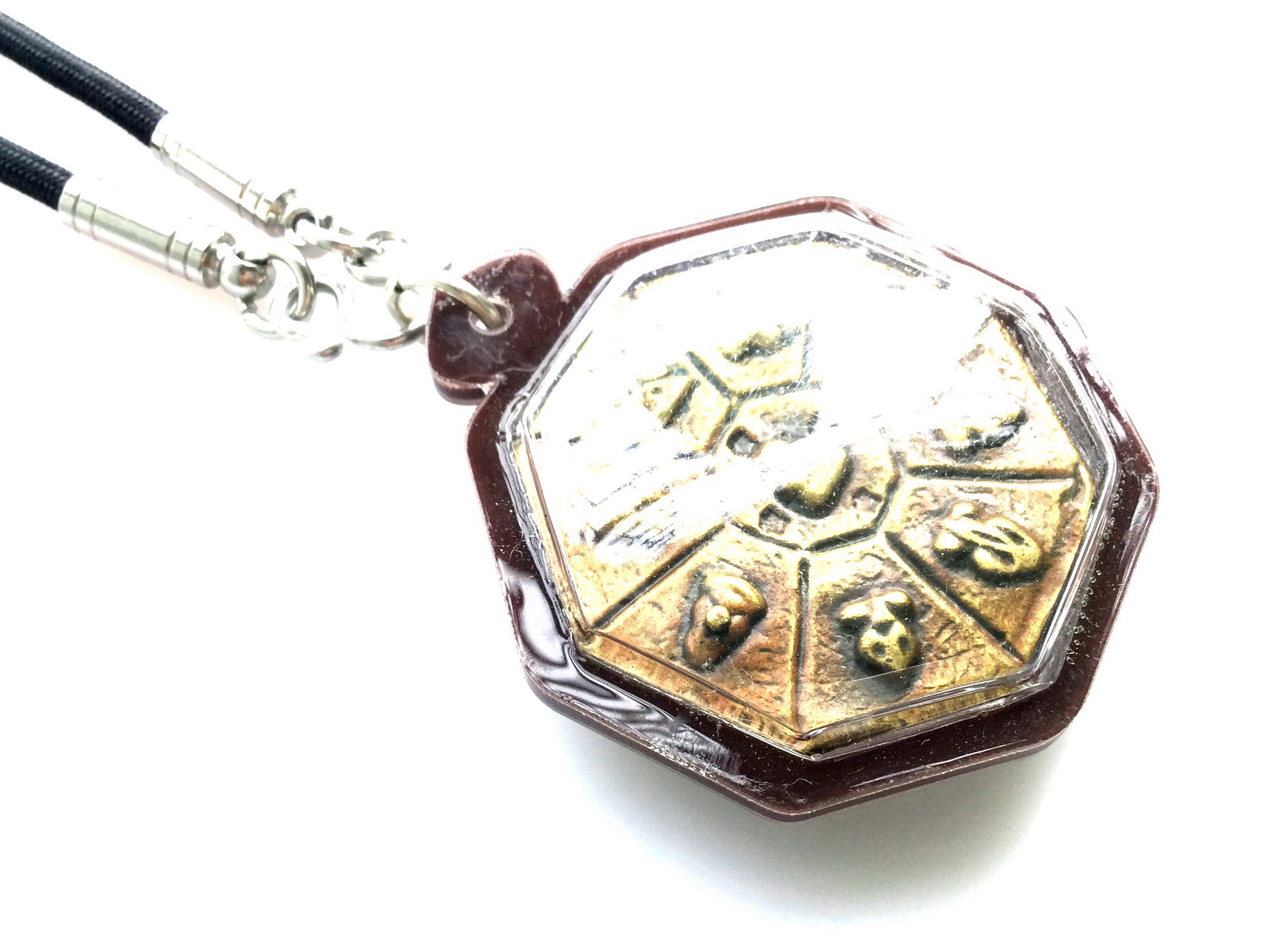 Phra Pidta Yantra Brass Amulet: Thai Buddhist Good Luck Pendant - Etsy