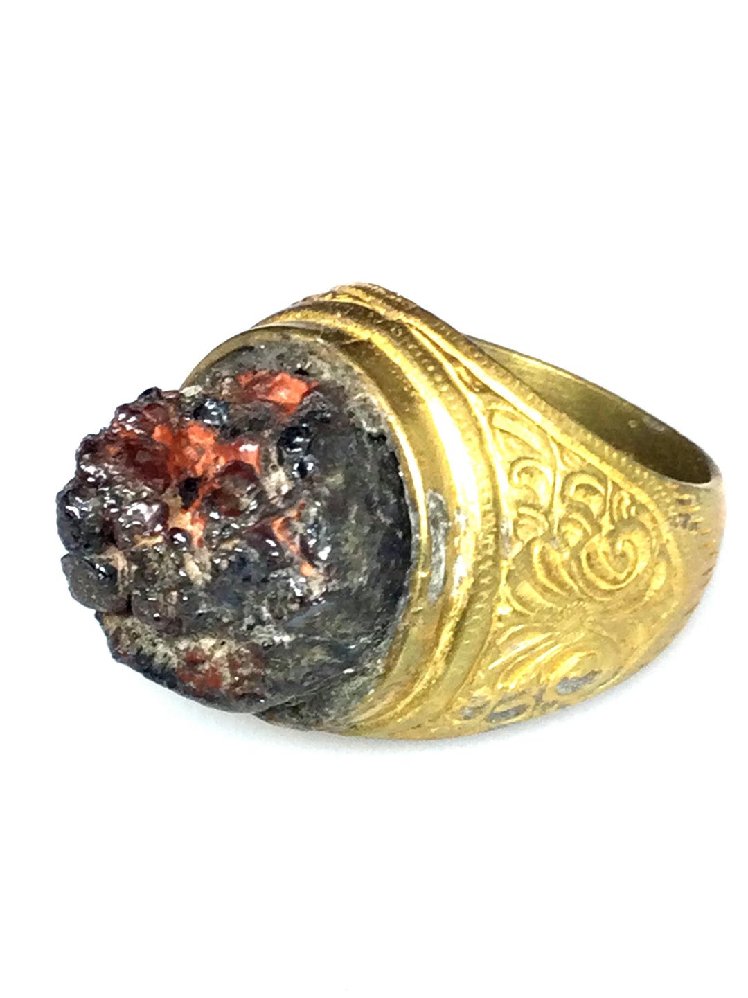Rare Black Leklai Stone Magic Ring From Korlaan Mountain / Powerful ...
