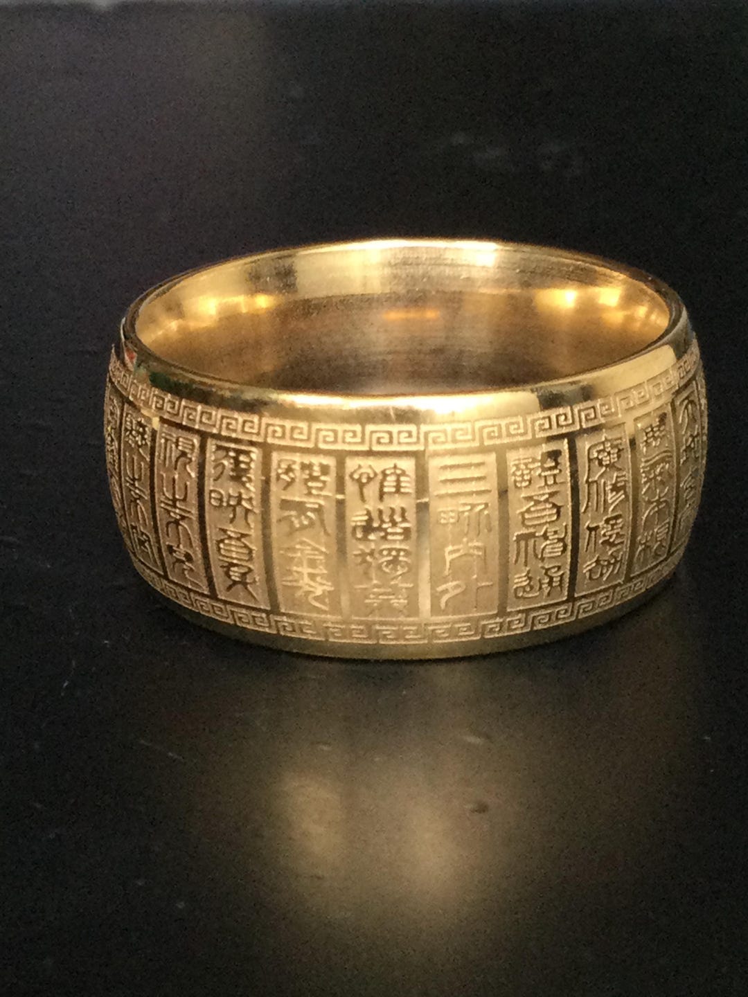 18K Gold Hataisutta Magic Ring: Thai Amulet for Luck & Protection - Etsy