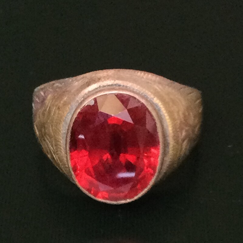 Red Stone Ring - Etsy