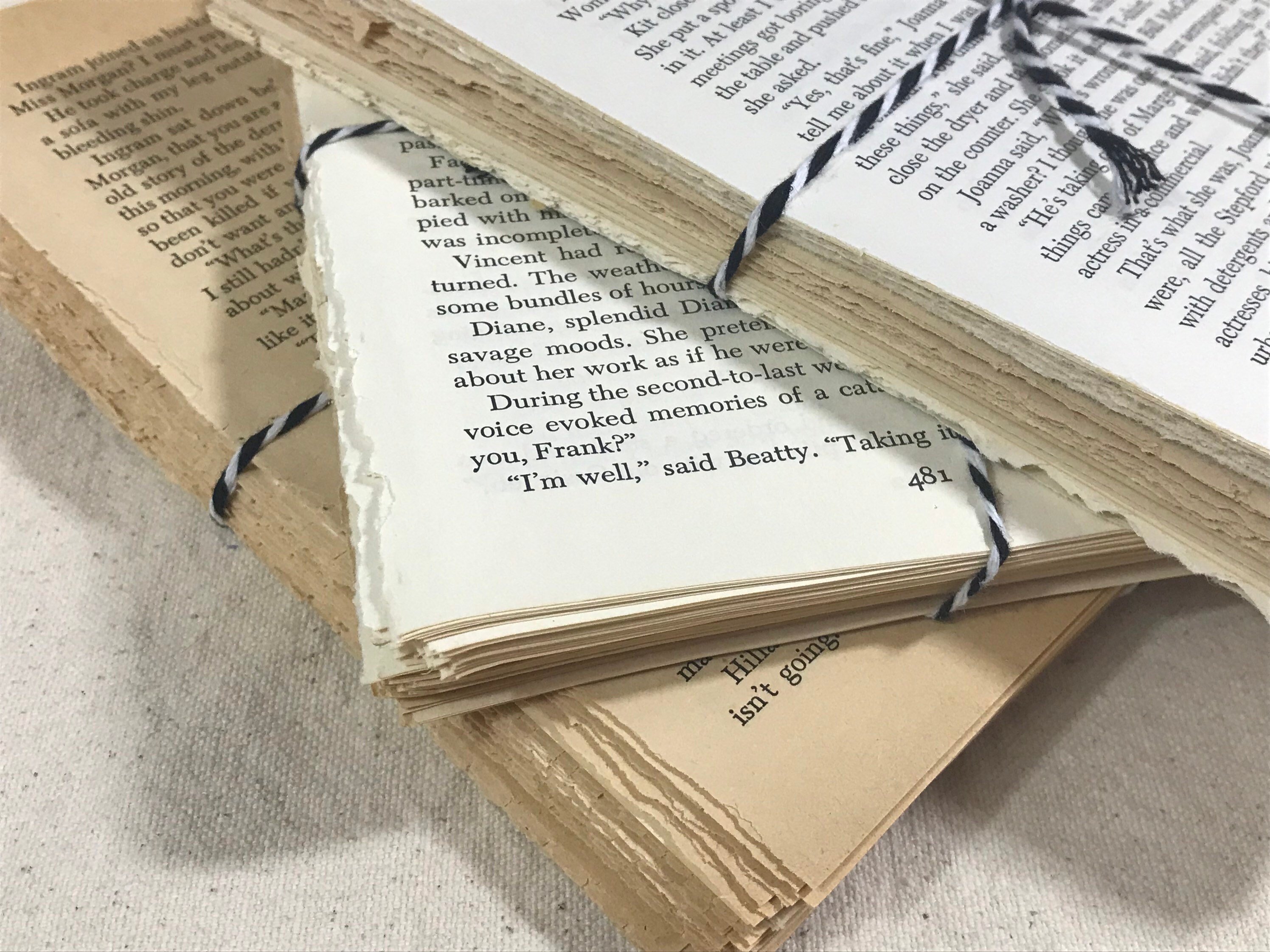 100 Vintage Book Pages Collage Paper Lot Smash Book or Junk | Etsy