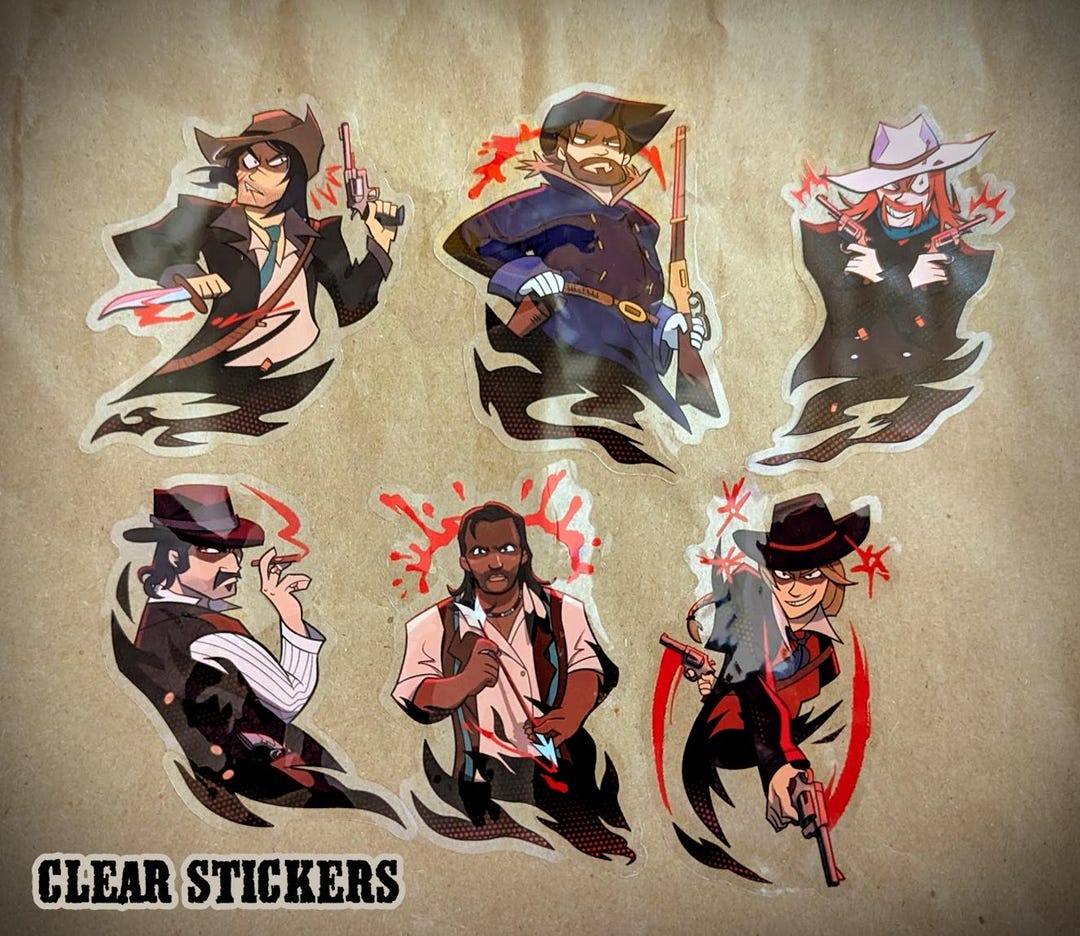 RDR2 Outlaw Stickers (no Tracking) - Etsy