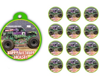 Grave digger birthday | Etsy