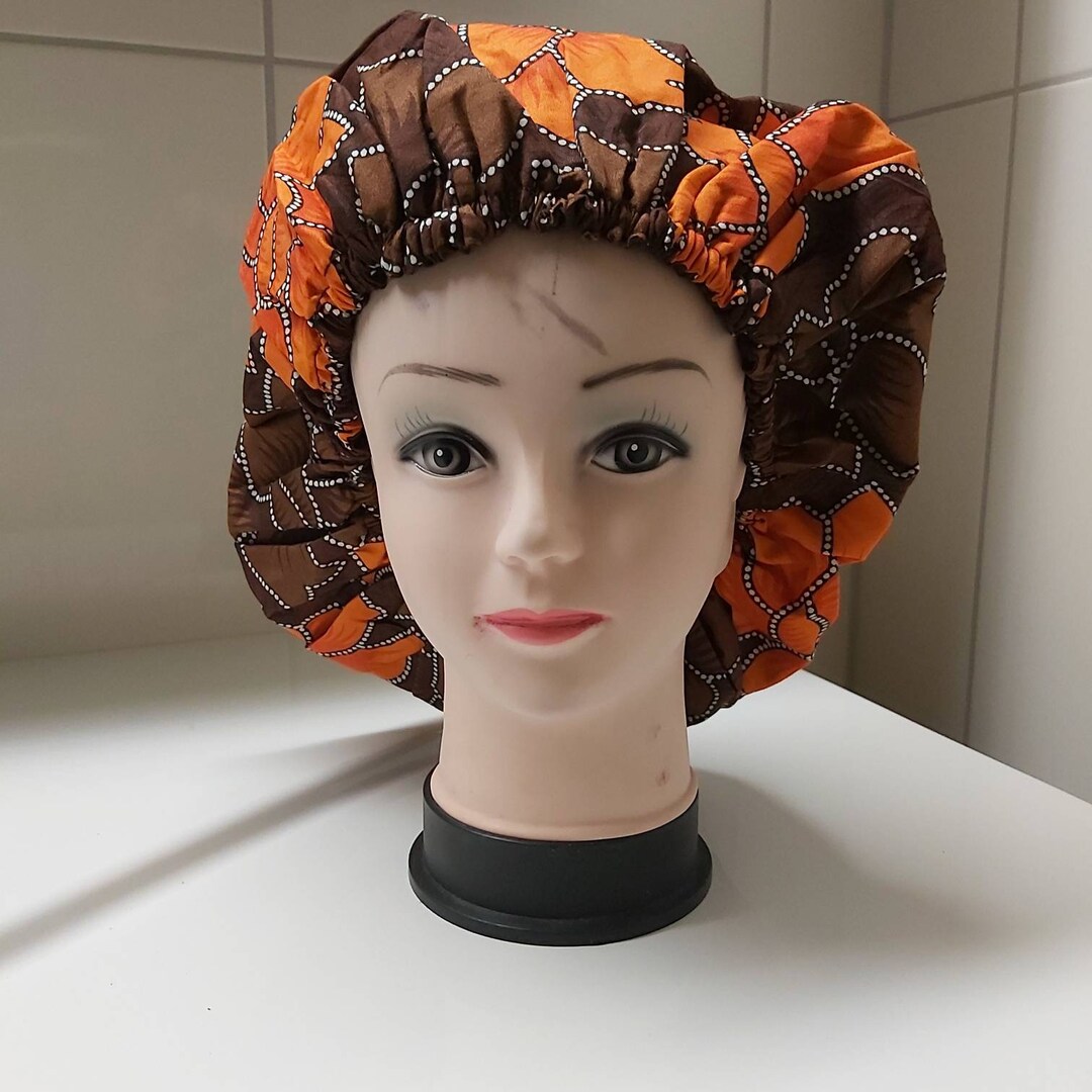 Satin Lined Ankara Bonnet, African Bonnet, Ethnic Bonnet, Sleep Cap ...