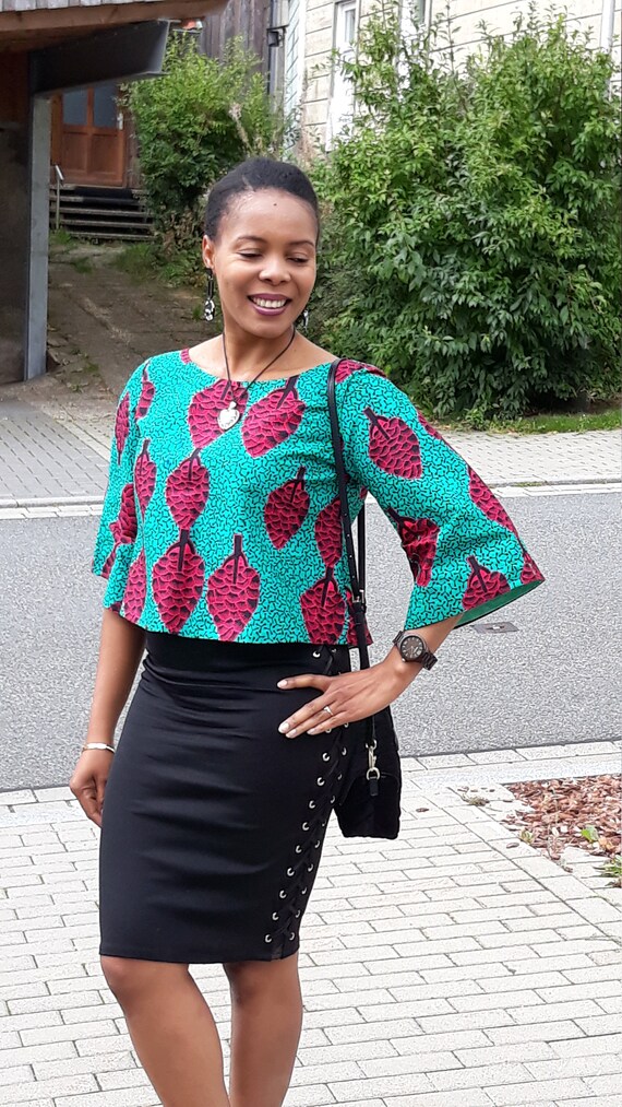 African Top Ankara Top African Print Cropped Top african | Etsy