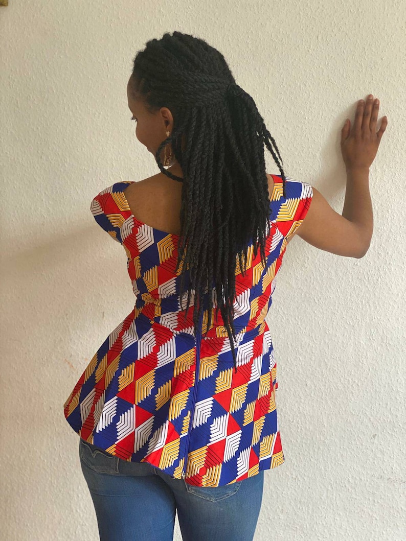 African Top, Ankara Top, African Print off Shoulder Top, Summer Top , African Women Clothing - Etsy