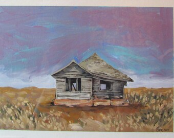 Dust bowl painting | Etsy