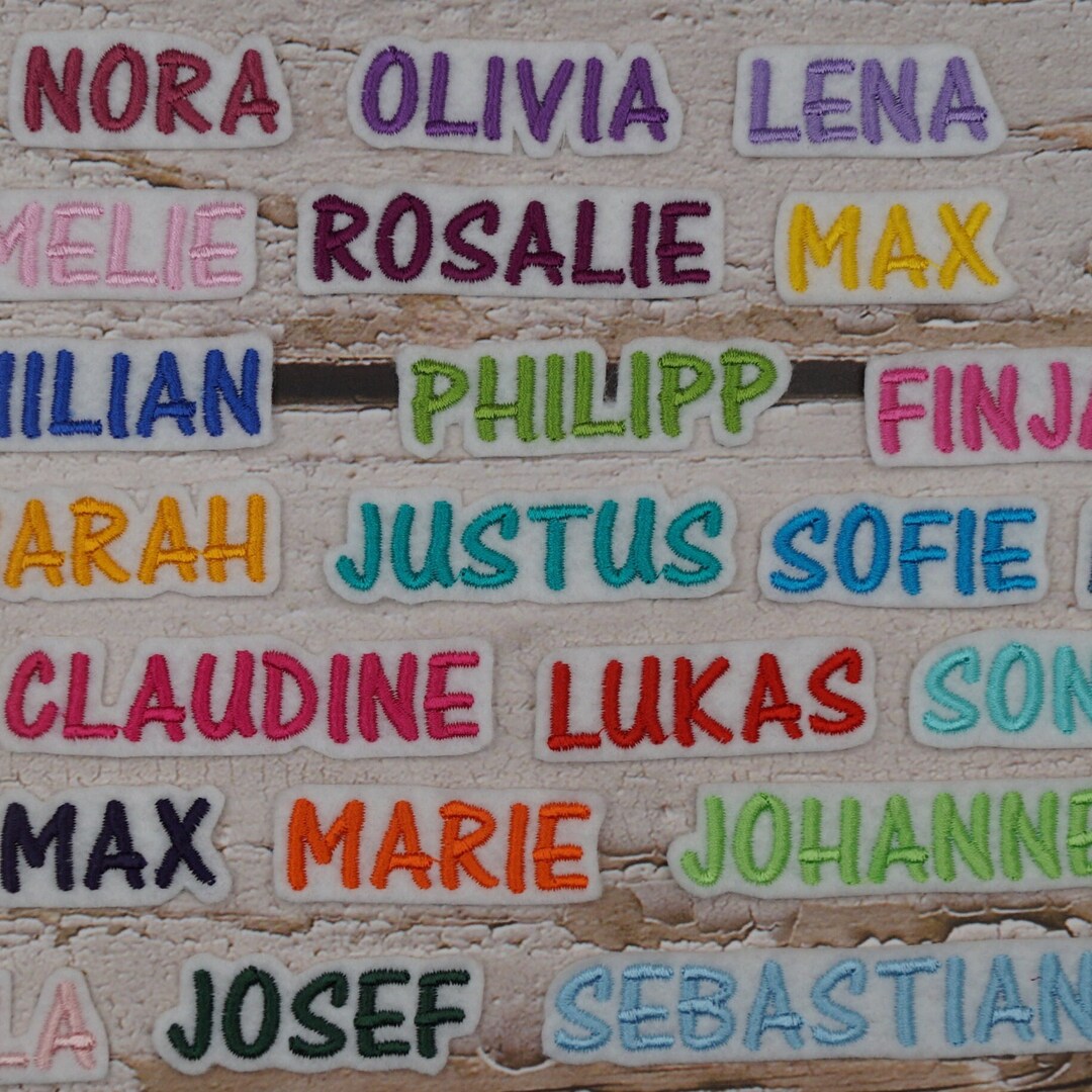 Mini Name Tag in Desired Color/application - Etsy