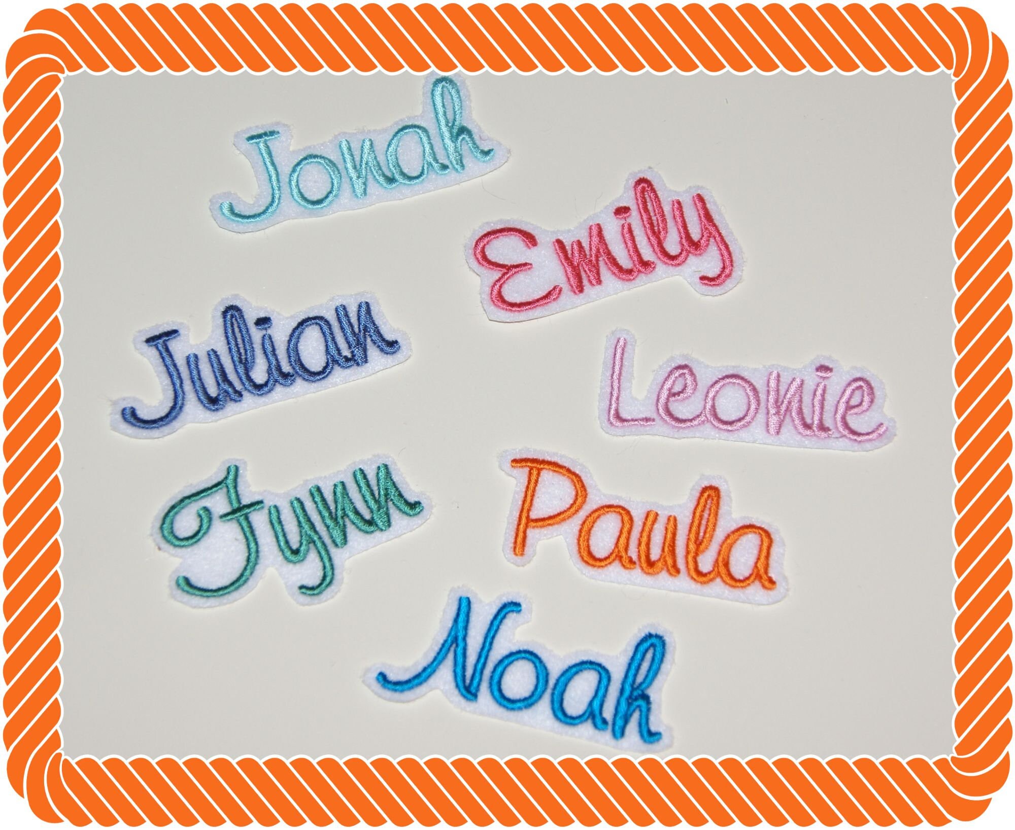 Wunschname Name klein Namensapplikation in Wunschfarbe 57 - Etsy.de