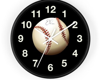 Baseball clock | Etsy