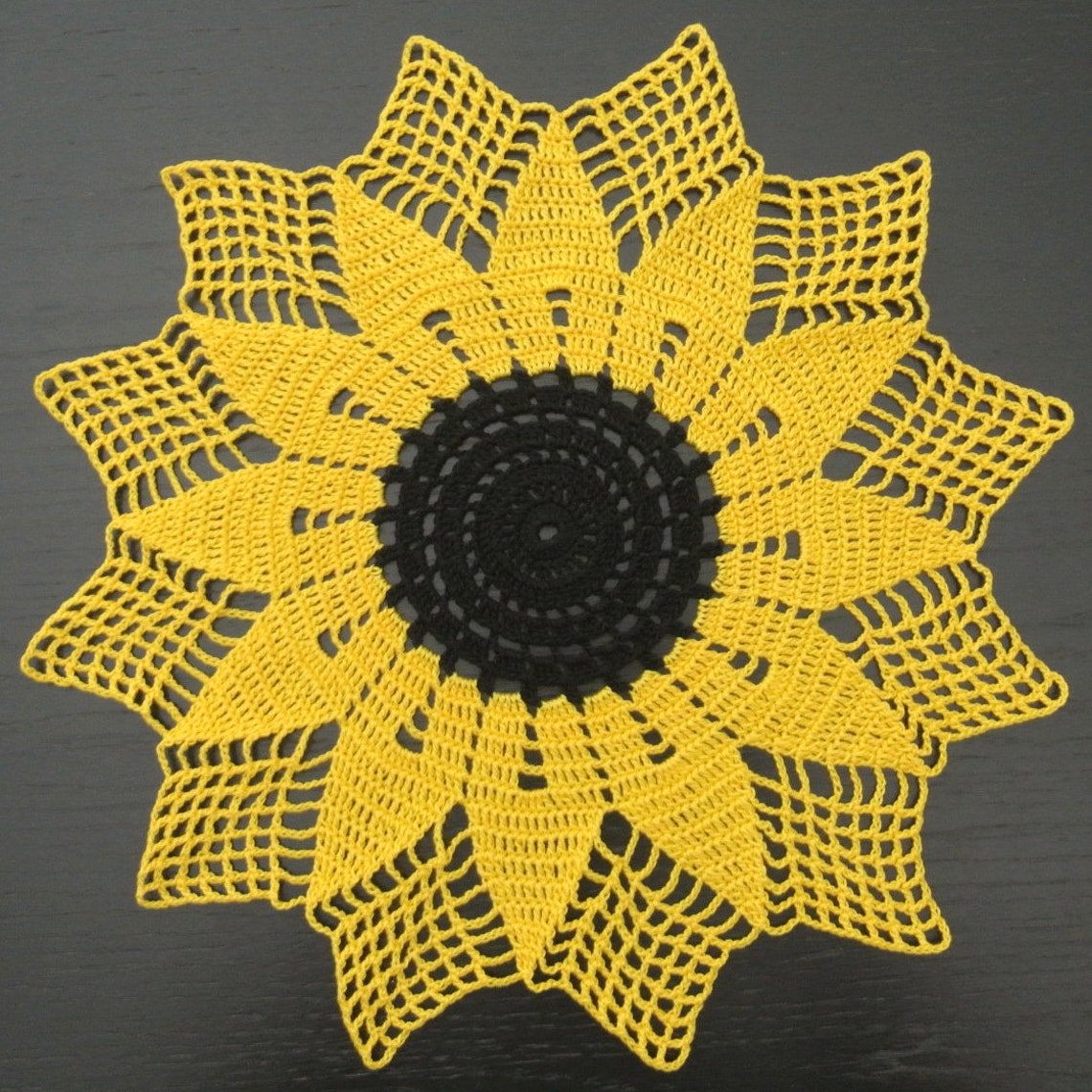 36 Cm, 14.2 Inch, Yellow, Black, Mother's Day, Sunflower, Farmhouse ...