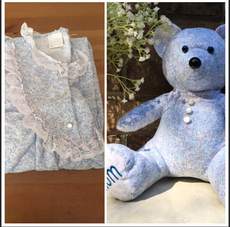 Keepsake Memory Bear Made From Your Loved One’s Clothes,keepsake Bear ...
