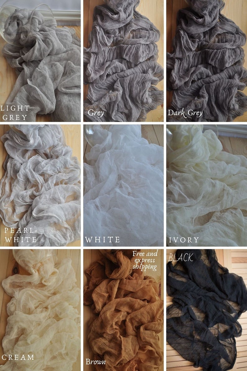 Cheese Cloth Table Runner Burlap Wedding Runner Fabric Aisle - Etsy