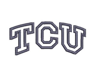 Tcu Embroidery | Etsy
