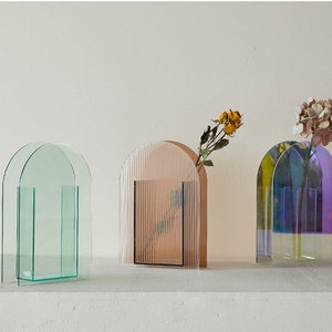 Decorative Abstract Acrylic Vases/ Colorful Vases Home Decor - Etsy