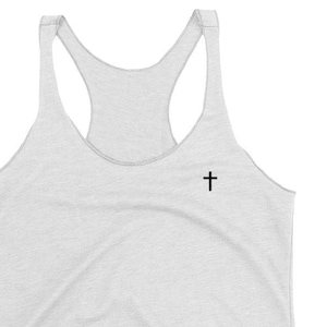Christian Cross Logo Fitted Soft Wash Racerback Tank Top - Etsy