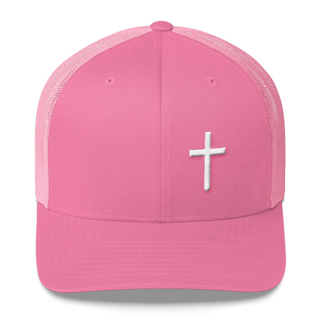 Christian Cross Logo Retro Trucker Hat - Etsy