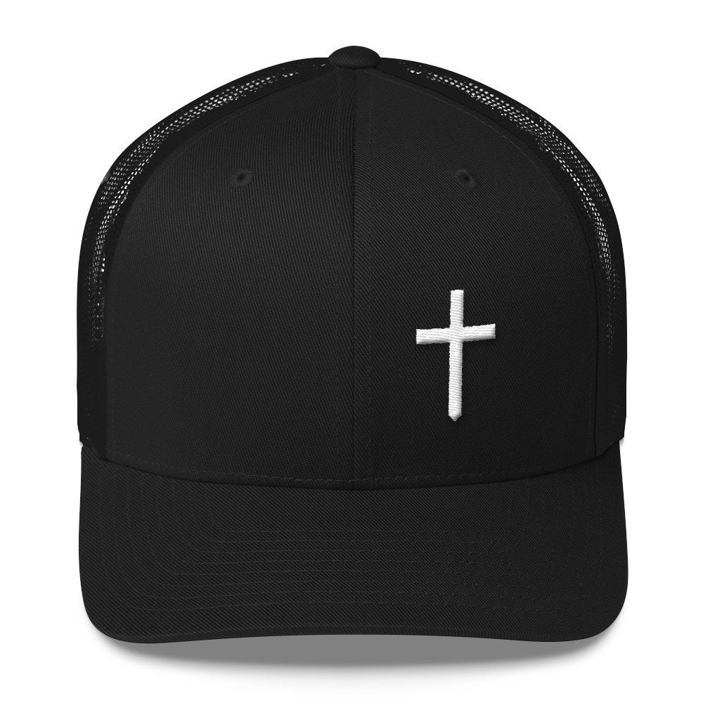 Christian Cross Logo Retro Trucker Hat | Etsy
