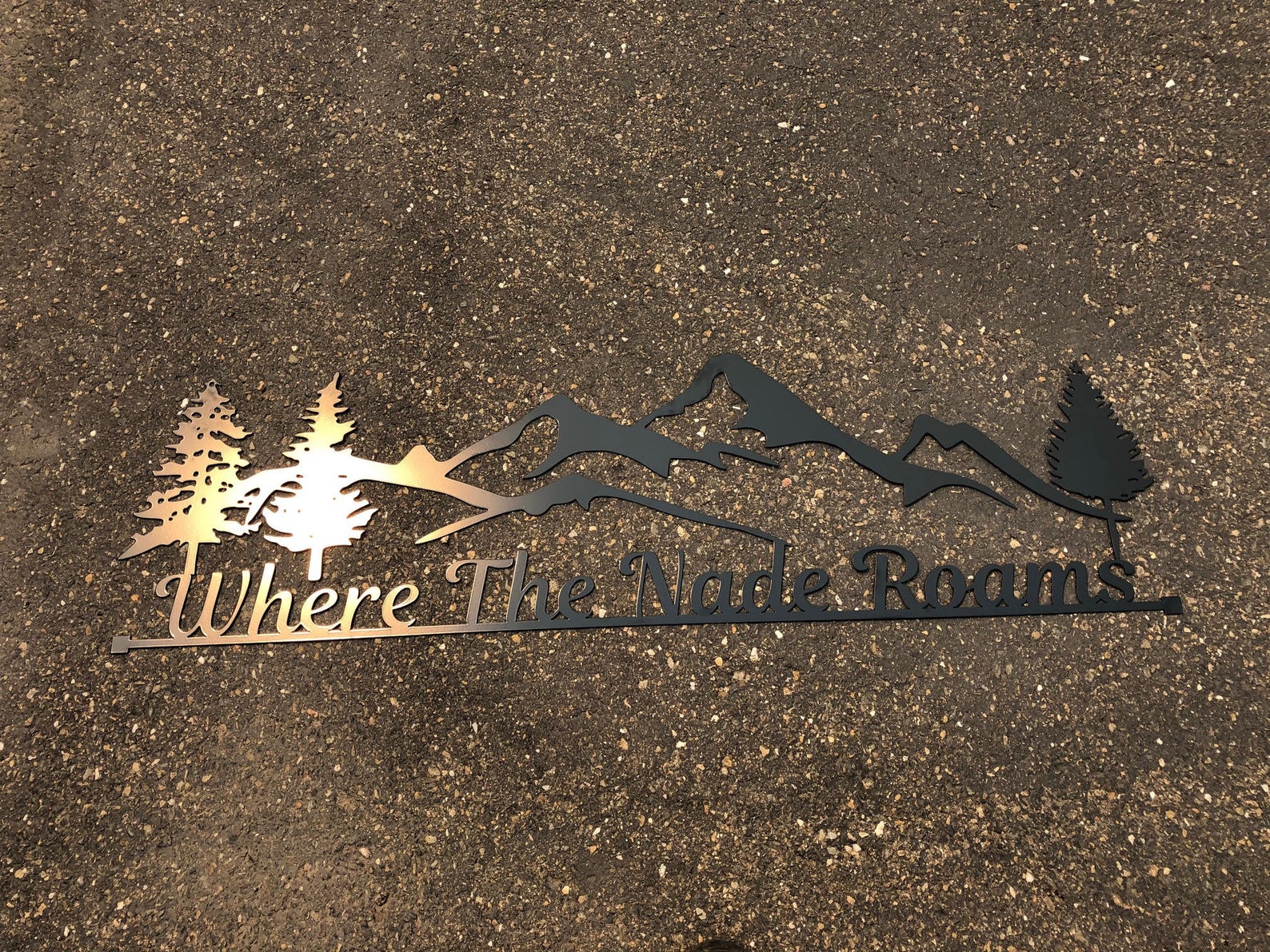 Metal Wall Art Customizable Hanging Sign Metal Hanging | Etsy