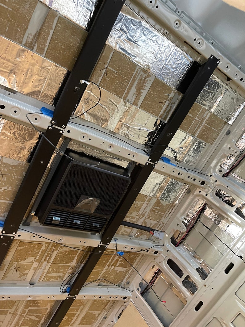 07+ Sprinter Van - Ceiling Brace Kit - Roof Braces - 144 - 170 Extended ...