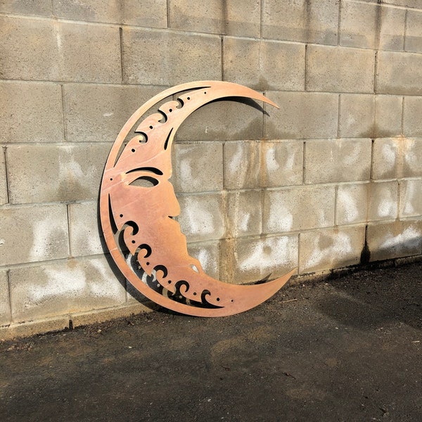 Metal Moon Wall Art - Etsy