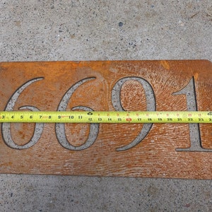 Custom Metal Address Sign-metal Address Sign-outdoor Sign-address ...