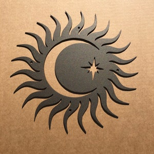 Metal Sun Wall Art - Rusted Sun - Rustic Sun - Yard Art - Sun Metal ...