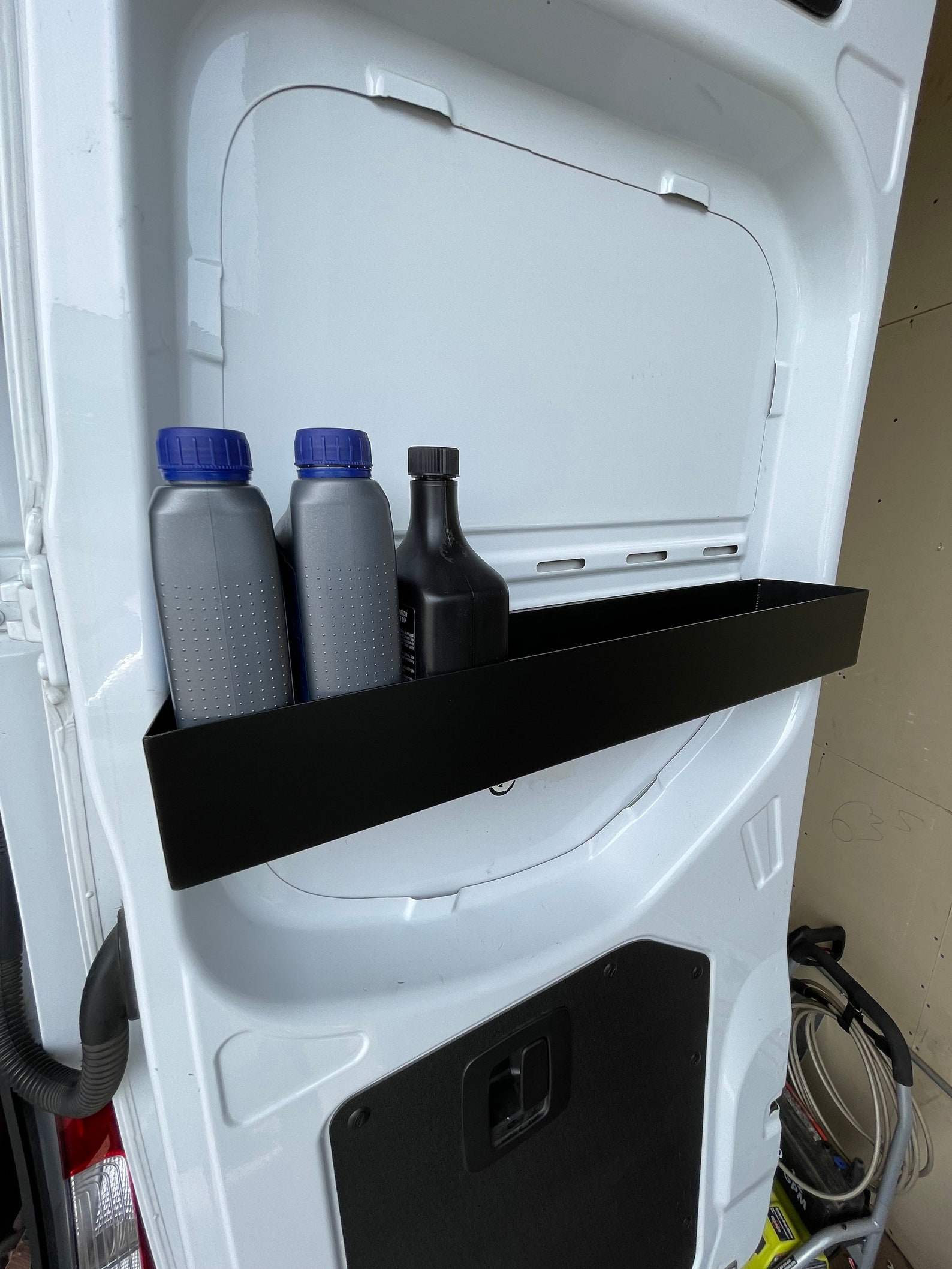 Sprinter Van - Oil Holder Rear Door - Oil Quart Storage - Sprinter - Etsy