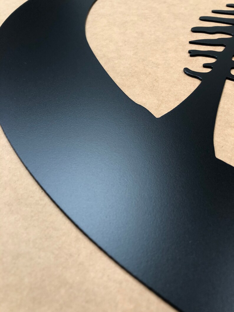 Trees in Moon 36 Inch Tree Moon Steel Wall Decor Metal - Etsy