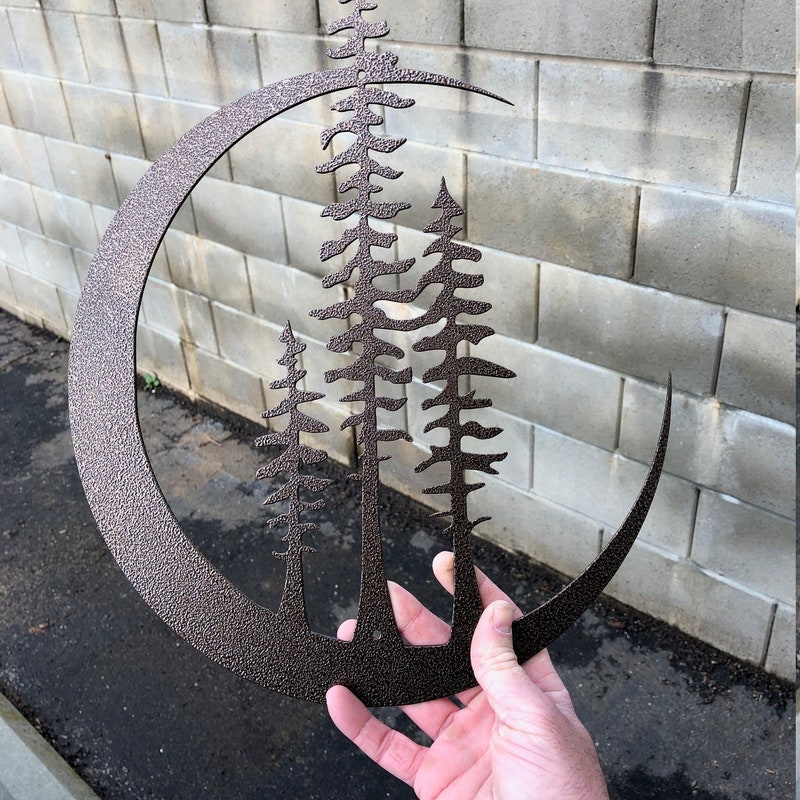 Metal Moon Wall Art - Etsy