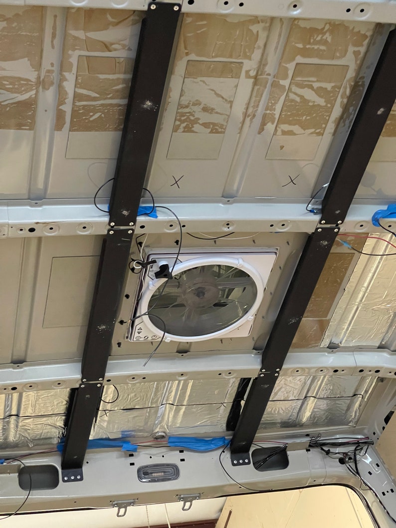 07+ Sprinter Van - Ceiling Brace Kit - Roof Braces - 144 - 170 Extended ...