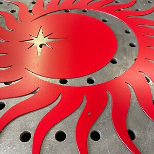 Metal Sun Wall Art - Rusted Sun - Rustic Sun - Yard Art - Sun Metal ...