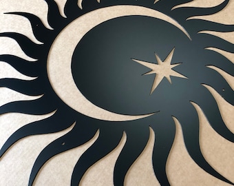 Metal Sun Wall Art - Etsy