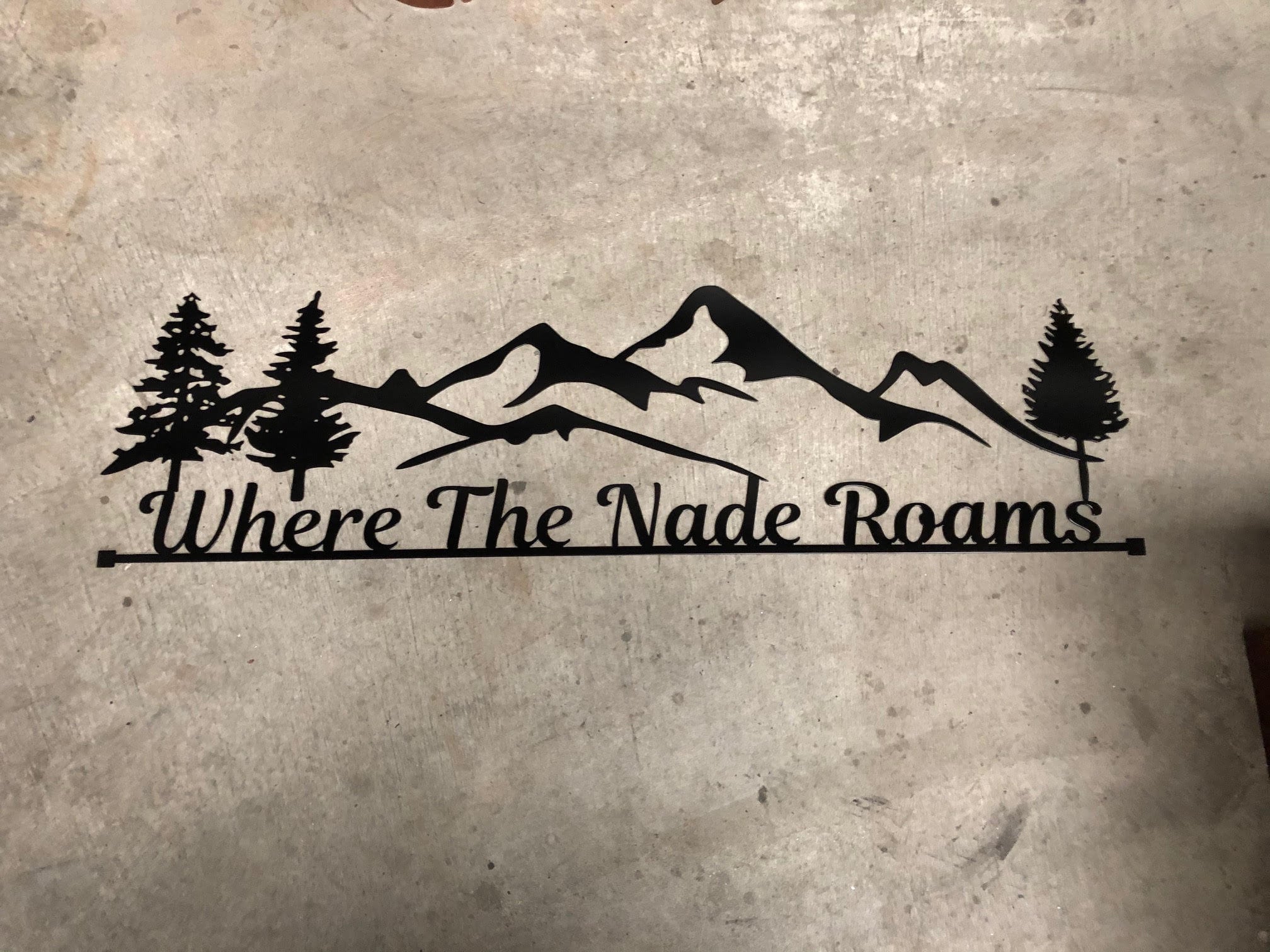 Metal Wall Art Customizable Hanging Sign Metal Hanging | Etsy