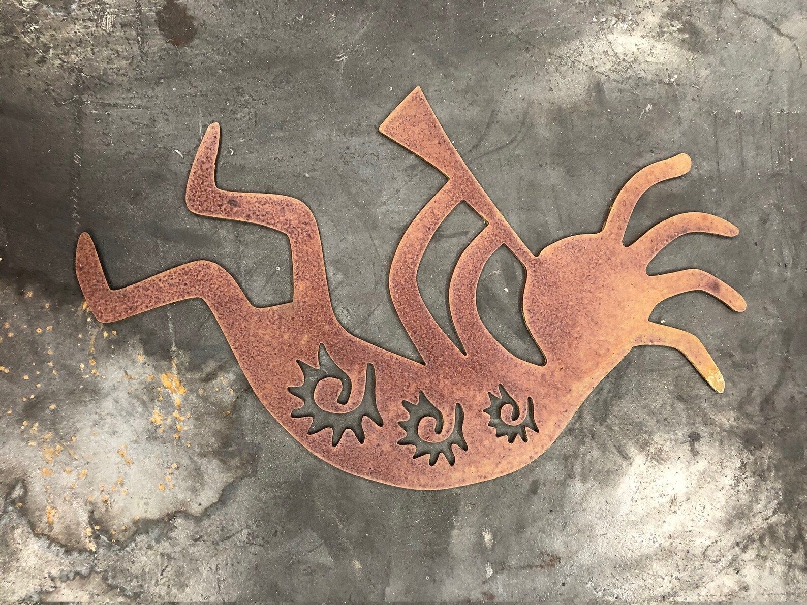 Kokopelli Figure Man Metal Wall Art Kokopelli Horn Wall - Etsy