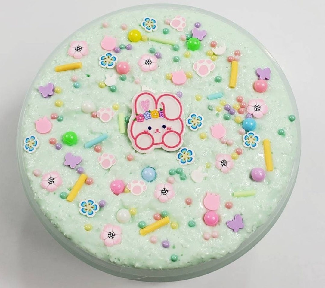 Bunny Garden Crunchy Slime, Thick and Glossy Slime, Snow Fizz Slime ...