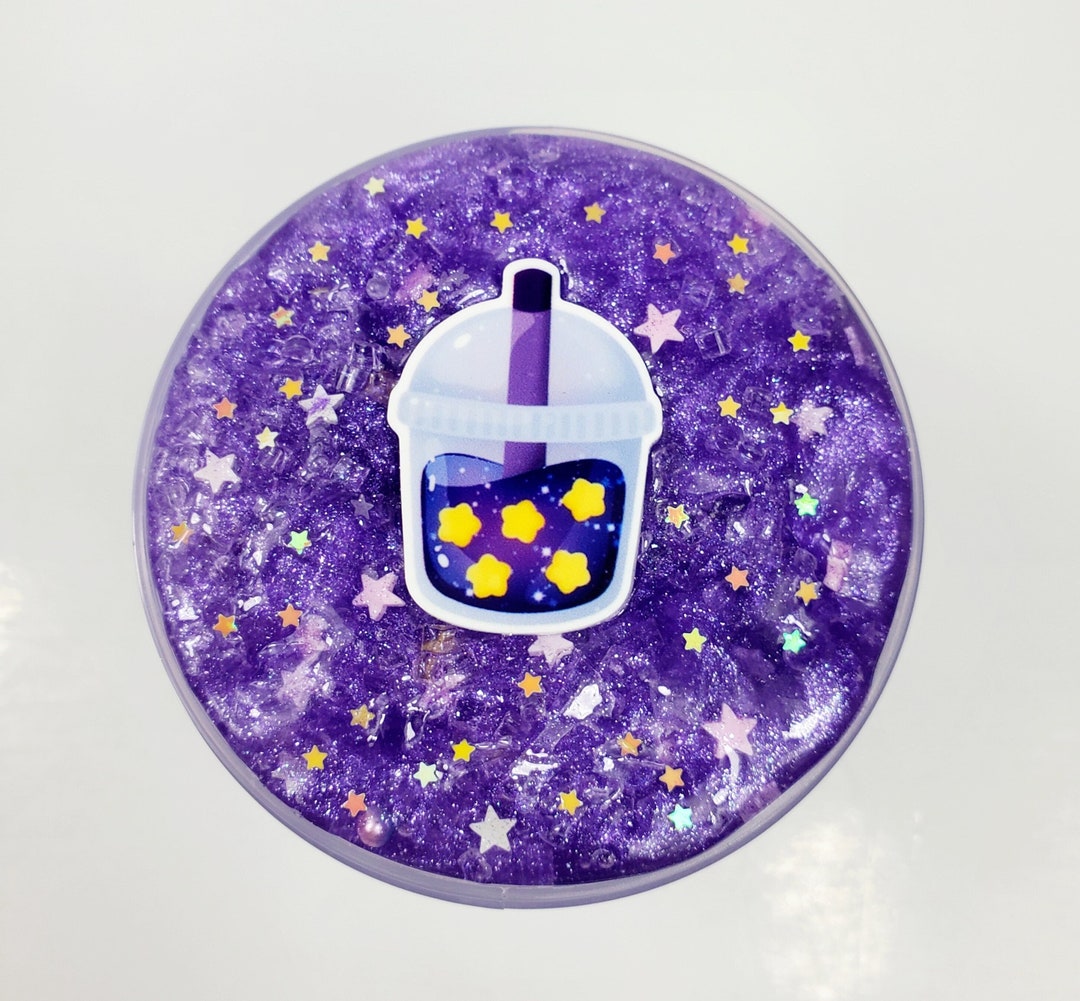 Galaxy Drink - Crunchy Slime, Clear Slime, Pigment Slime, Slime Shop - Etsy