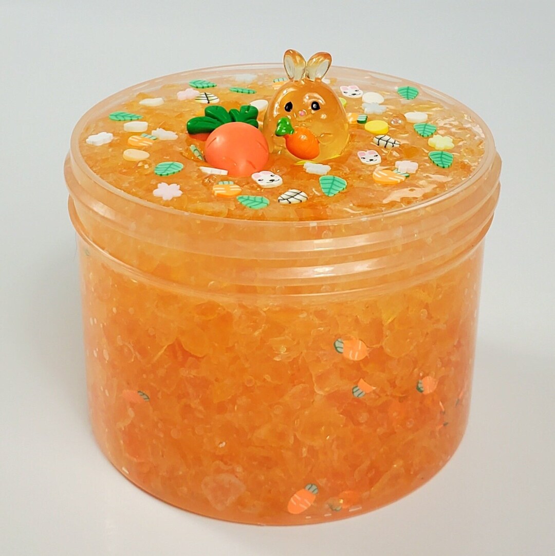 Carrot Crunch Easter Slime, Crunchy Slime, Silica Slime, Crunch Bomb ...