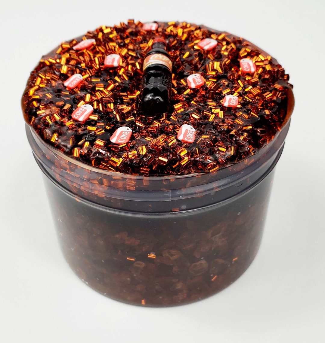 Cola Slushy Crunch Bomb Crunchy Slime Scented Slime Slime - Etsy