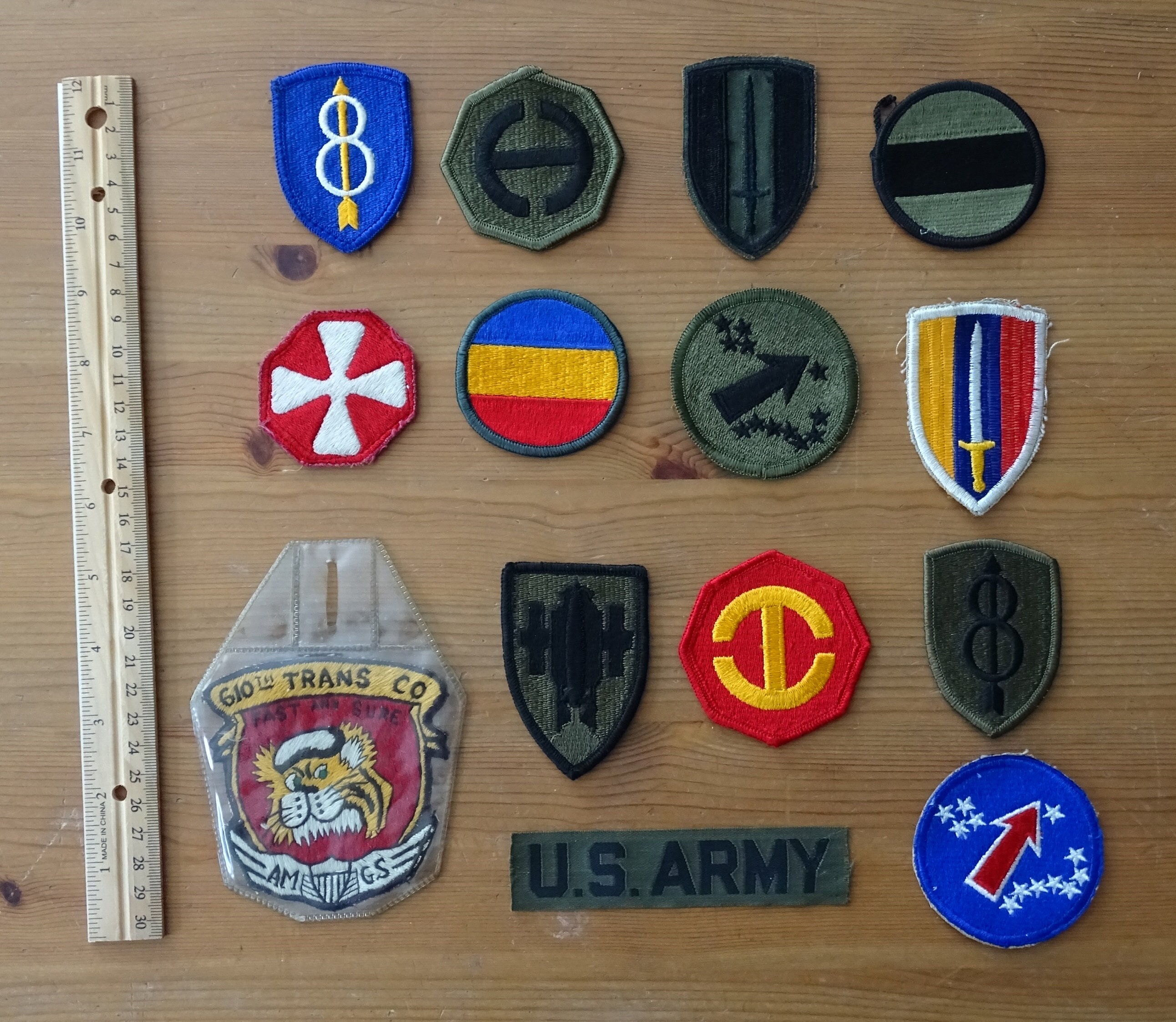 Vintage U.S. Army Military Uniform Patches Pick a Patch B - Etsy