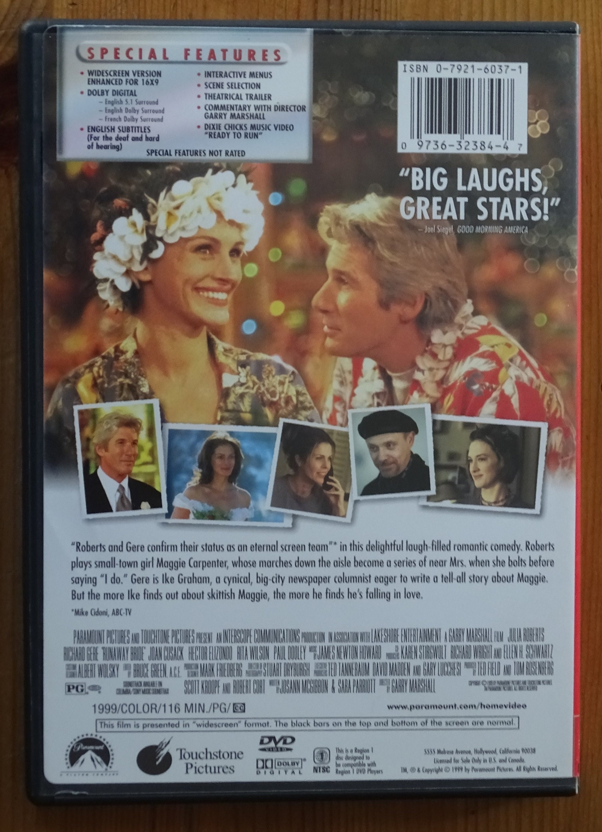 Runaway Bride dvdjulia Roberts Richard Gere - Etsy