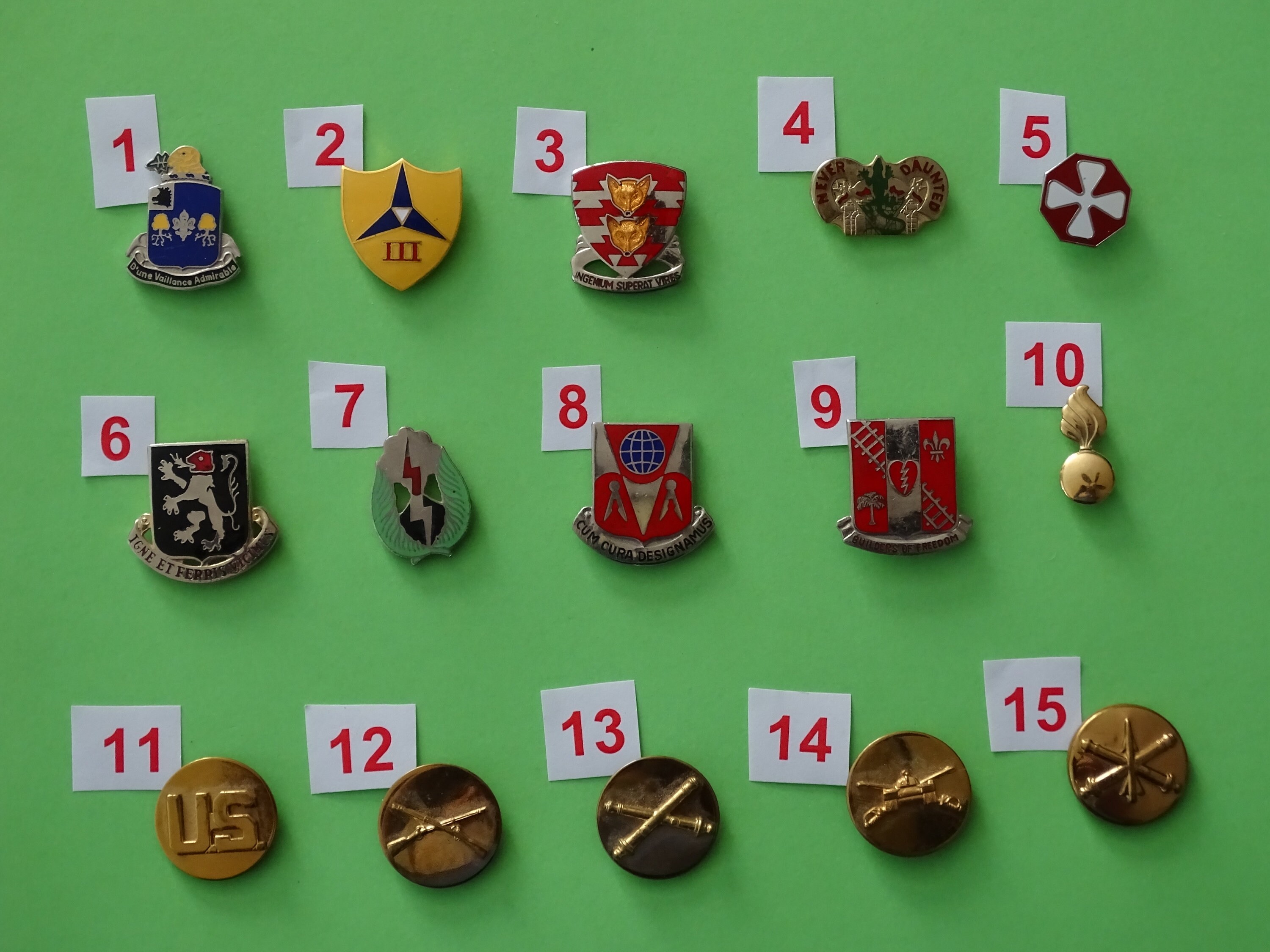 Vintage U.S. Army Military Uniform Badges and Insignia Pick a Pin A - Etsy